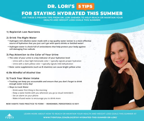 5 Tips To Stay Hydrated This Summer With Dr Lori Tyentusa Water